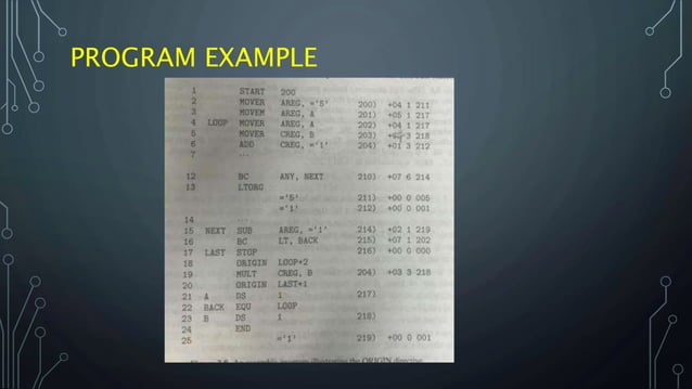 Design Of A Two Pass Assembler