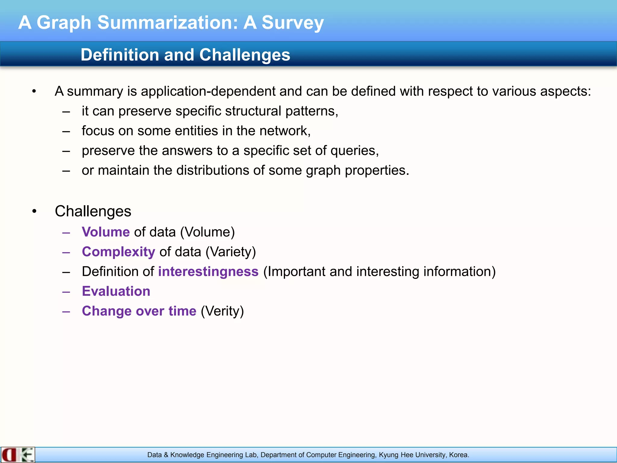 A Graph Summarization: A Survey | Summarizing and understanding large ...