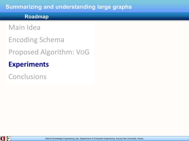 A Graph Summarization: A Survey | Summarizing and understanding large graphs | PPTX