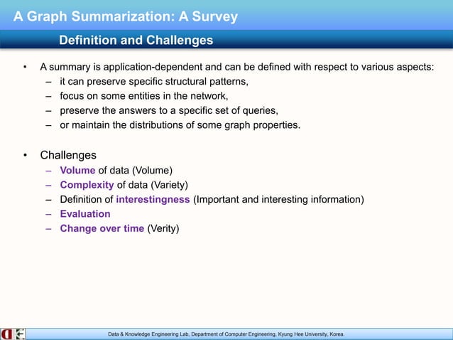 A Graph Summarization: A Survey | Summarizing and understanding large ...