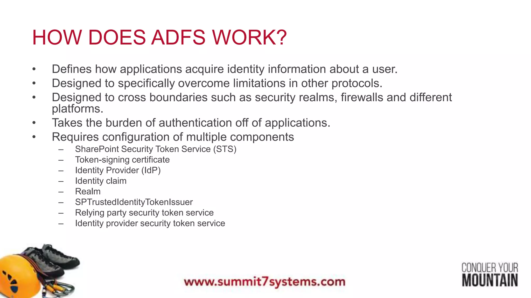 The Who, What, Why and How of Active Directory Federation Services (AD ...