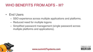 The Who, What, Why and How of Active Directory Federation Services (AD ...