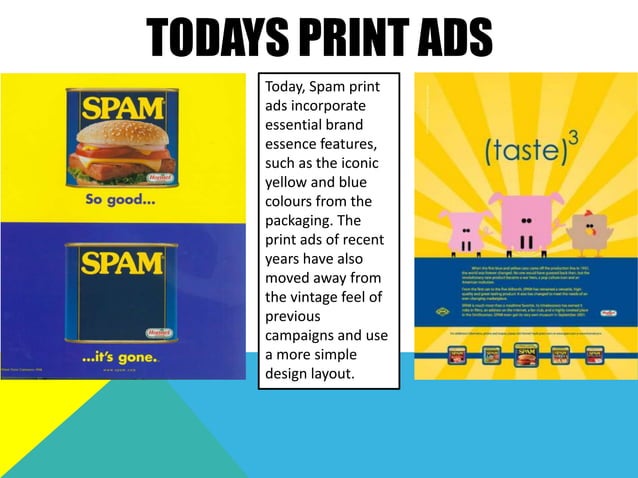 Spam ads and packaging | PPT