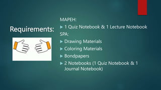 SPA & MAPEH ---- Class Orientation.pptx