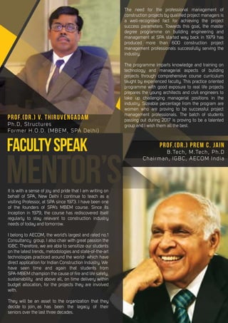 SPA MBEM Placement Brochure 2017 | PDF | Professional School ...