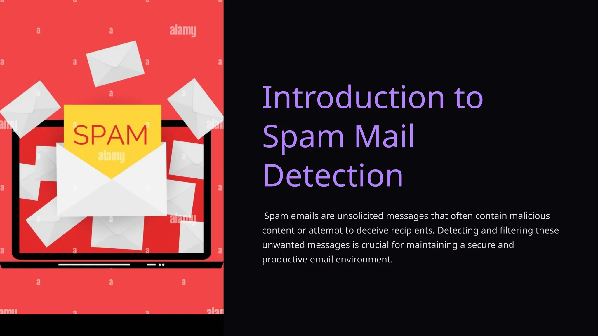 Spam Detection.pptx email spam detection ppt using naive bayes classifier | PPTX