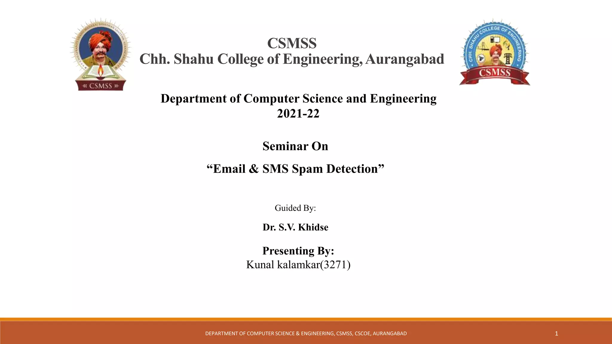 Spam Email Detection Using Machine Learning Ppt Pptx