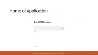 Spam email detection using machine learning PPT.pptx