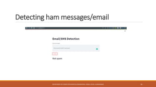 Spam email detection using machine learning PPT.pptx