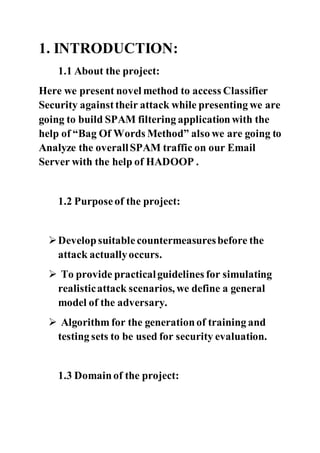 Spam email filtering | PDF