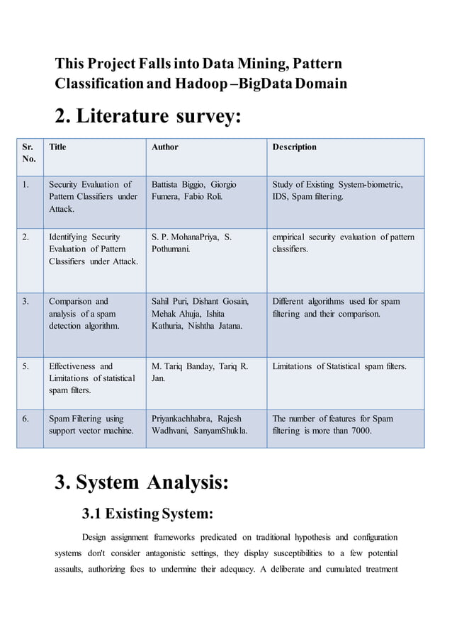Spam email filtering | PDF
