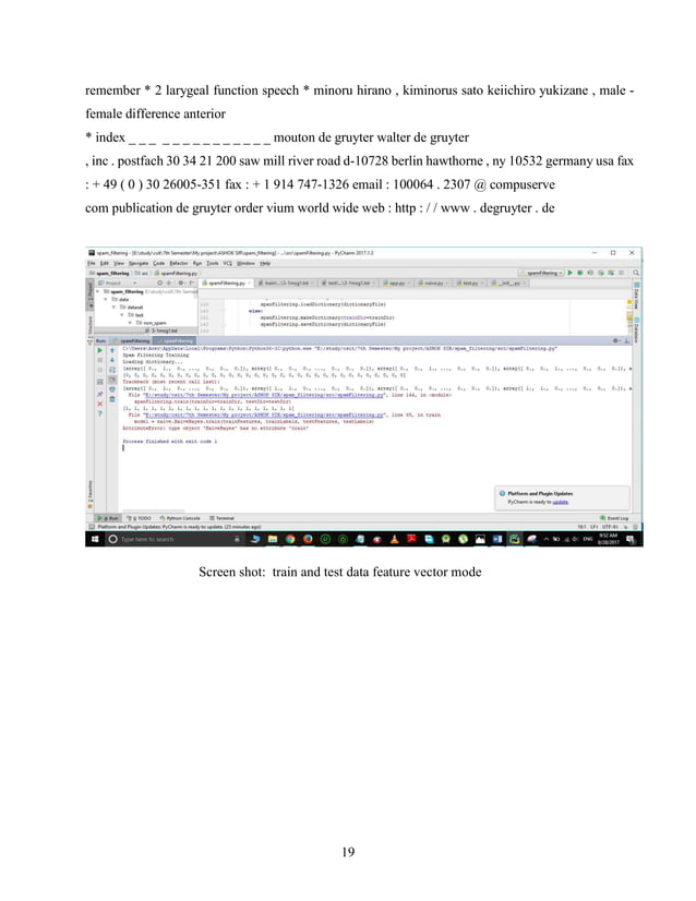 Spam Email identification | PDF | Email | Internet