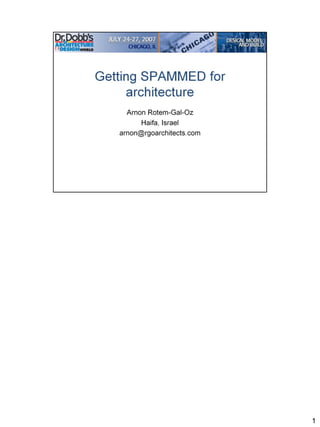 SAF - architecture framework | PDF