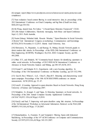 Spammer taxonomy using scientific approach | PDF