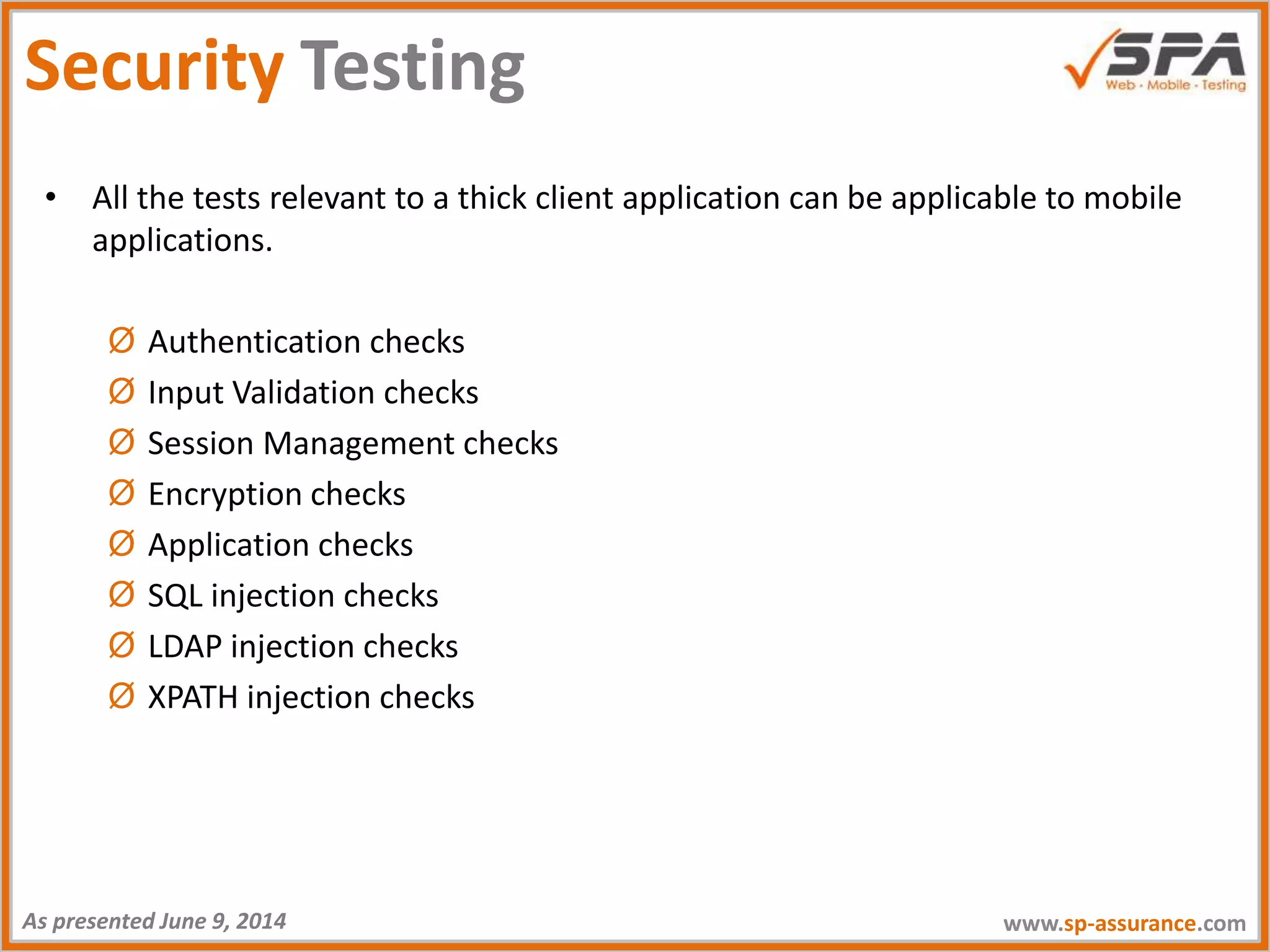 Mobile App Testing Strategy | PPTX
