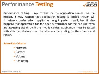 Mobile App Testing Strategy | PPTX