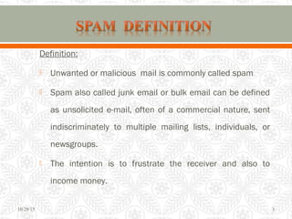 Spam | PPT