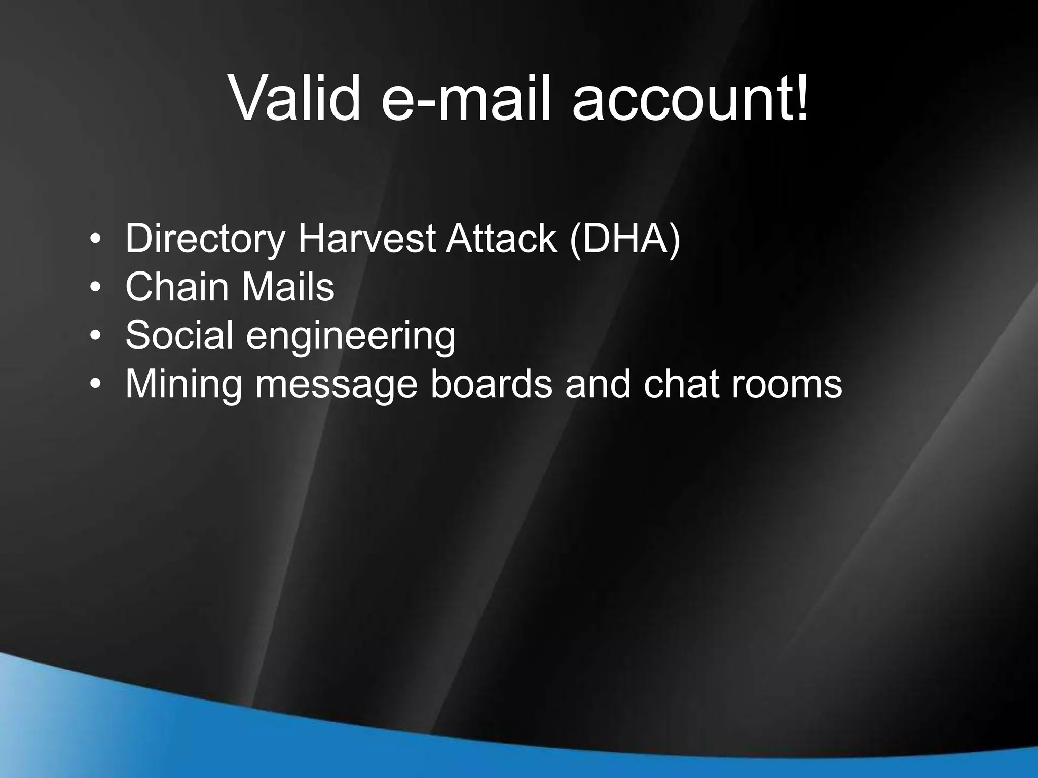 Spam (Security Awareness Session) | PPTX | Email | Internet