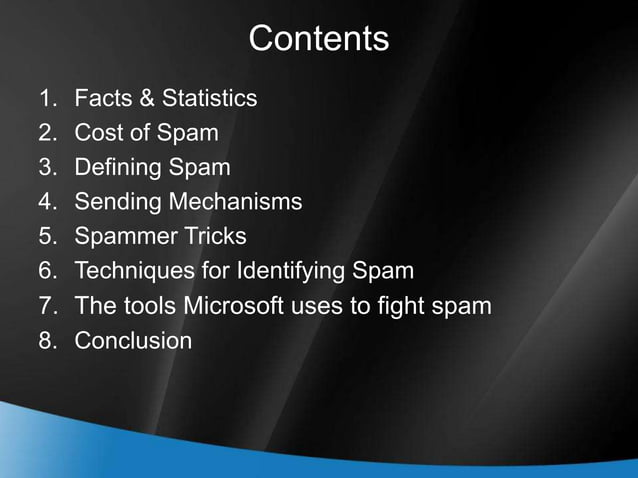 Spam (Security Awareness Session) | PPTX | Email | Internet