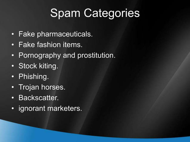 Spam (Security Awareness Session) | PPTX | Email | Internet