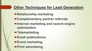 SPANCO | Success mantra to Lead Generation | Selling Process | PPTX