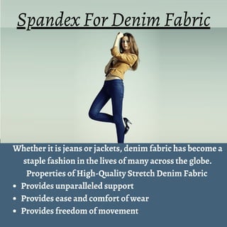 Spandex & it's uses | PDF
