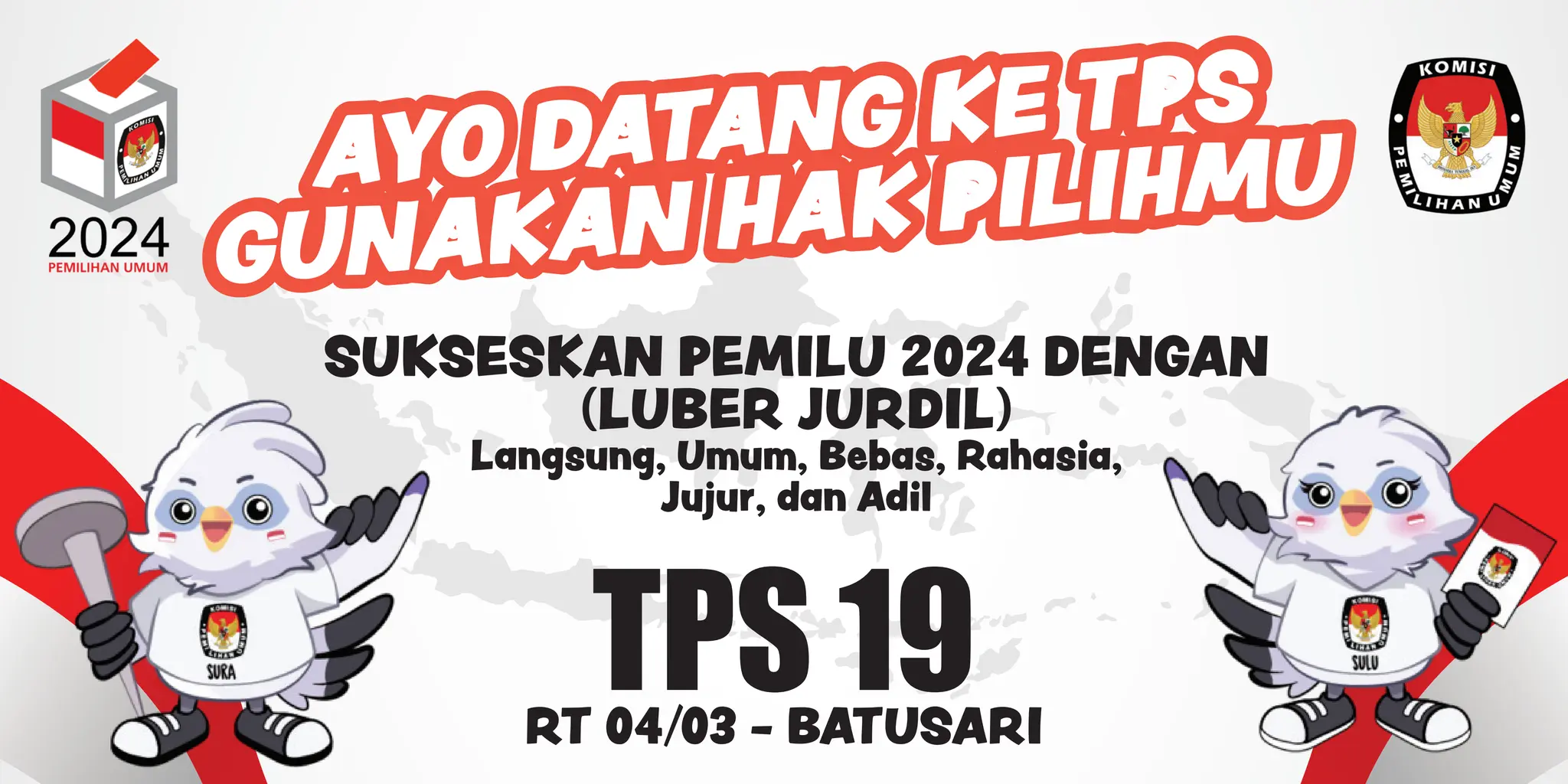 Spanduk Pemilu tahun 2024 abacacaaccaaca | PPT