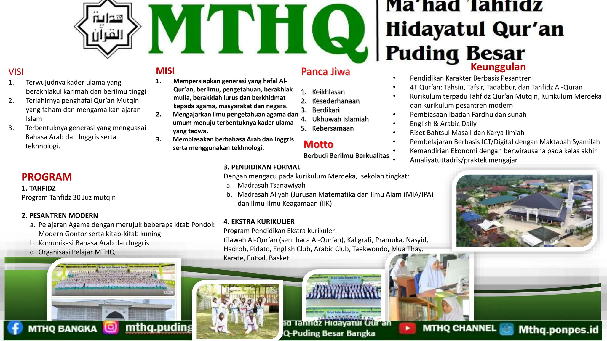 SPANDUK VISI MISI MA'HAD TAHFIDZ HIDAYATUL QURAN BANGKA.pptx