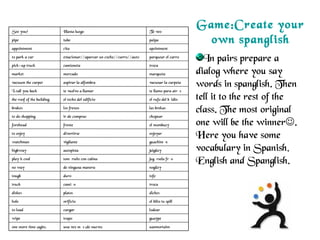 Spanglish didactic unit[1] | PPT
