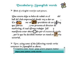 Spanglish didactic unit[1] | PPT