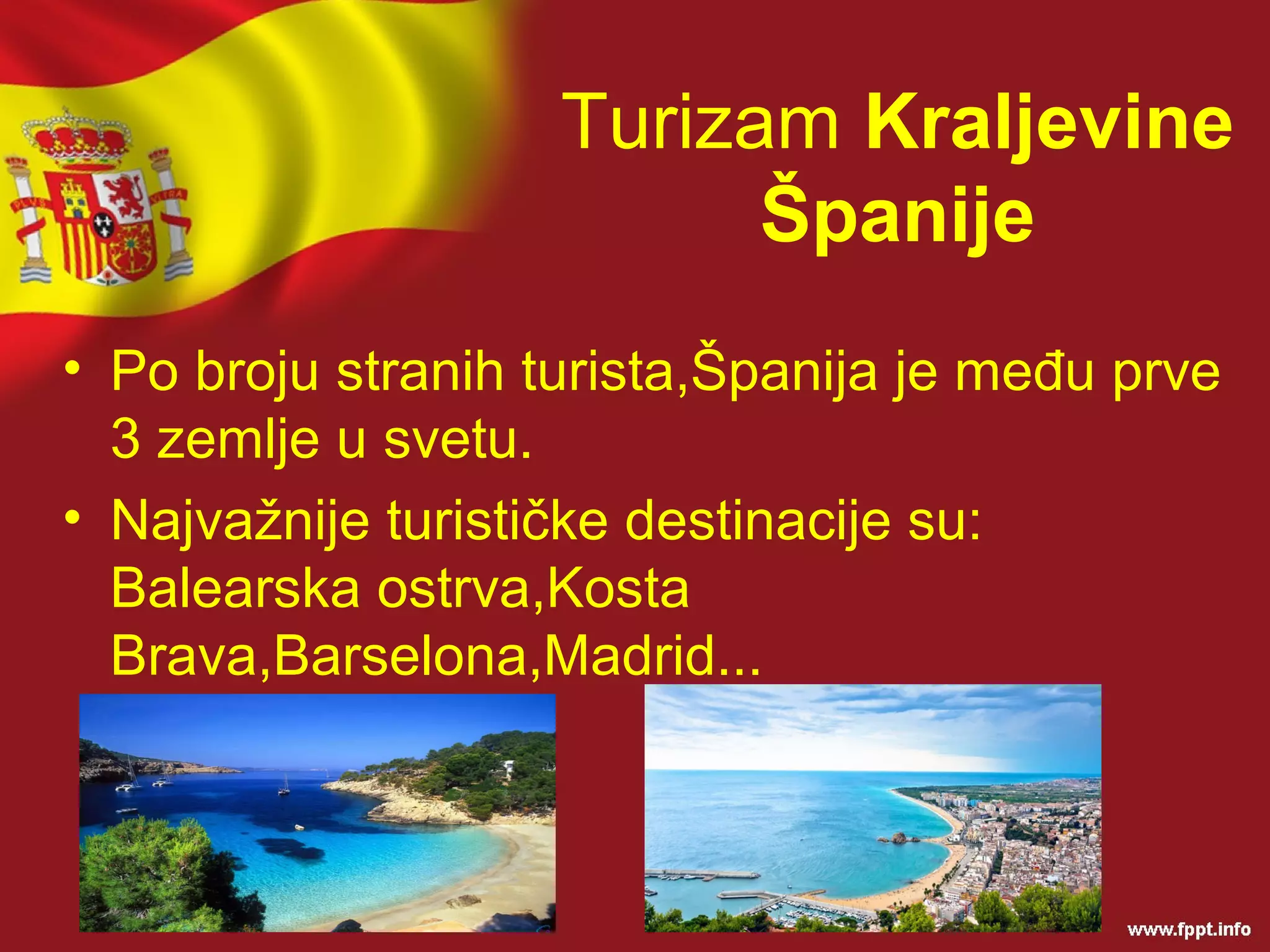 Spanija prezentacija geografija 6. razred | PPT