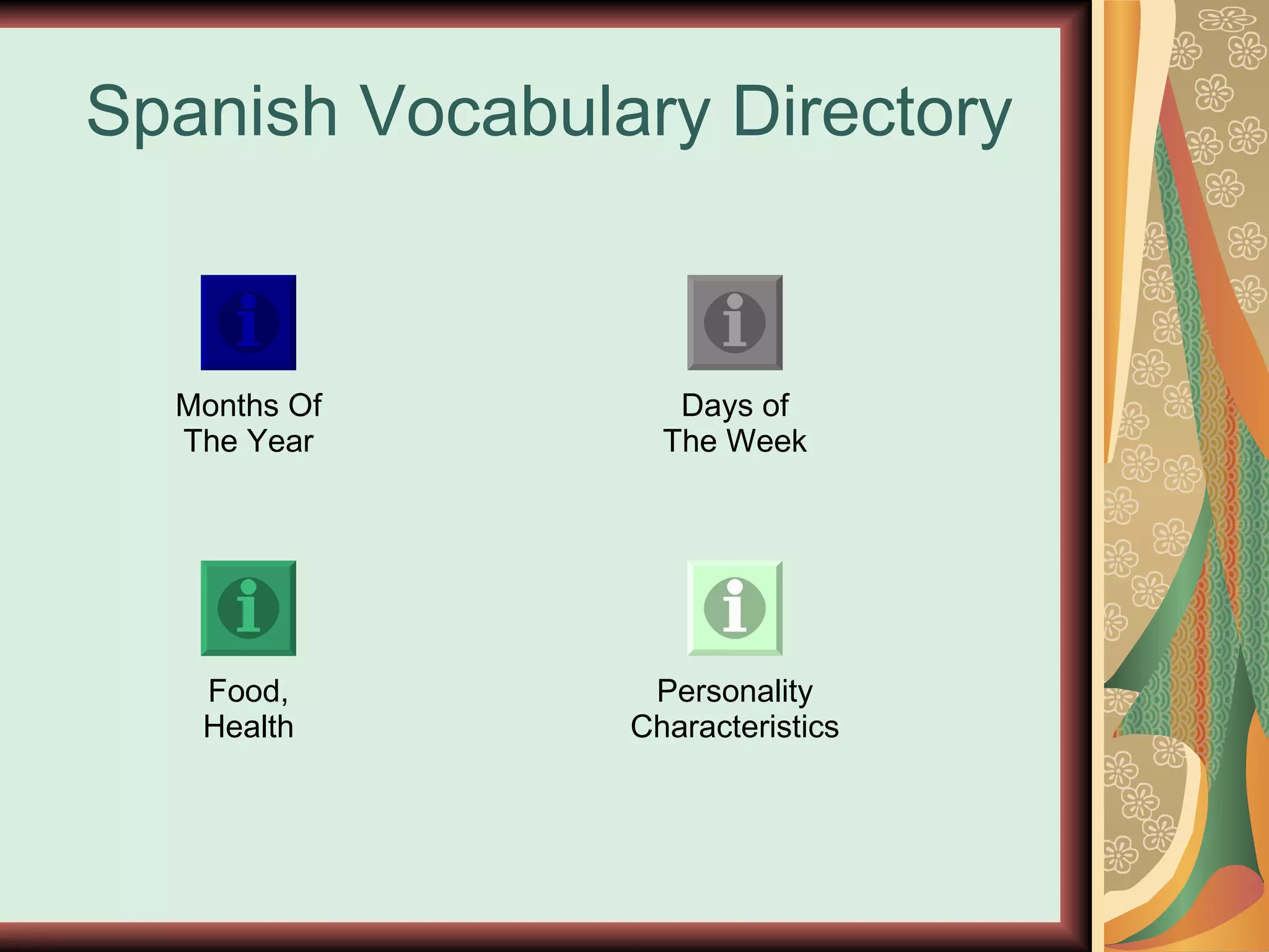 Spanish 1 Final Project | PPT