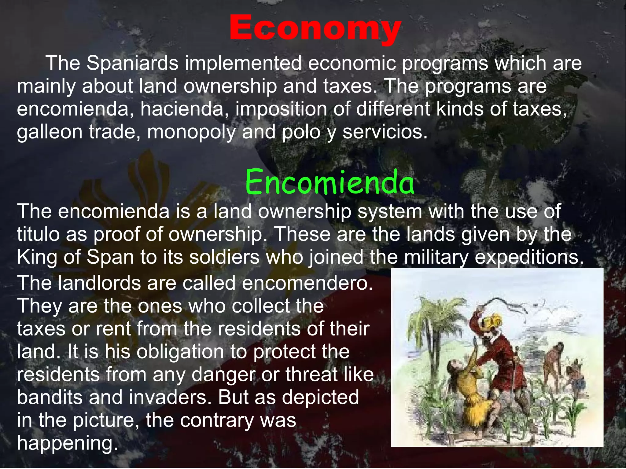 Philippine Economy Under the Spanish Occuption | PPT