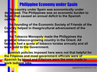 Philippine Economy Under the Spanish Occuption | PPT