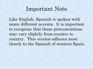 Spanish | PPT