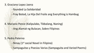 Literature during the Spanish period (1565-1898) | PPTX