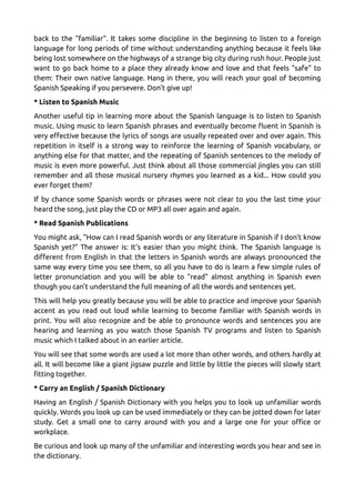 Speak Spanish from Day 1! | PDF