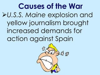 Oct. 23 Notes (Spanish American War) | PPT | Death, Injury, or Military ...