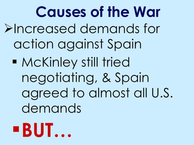 Oct. 23 Notes (Spanish American War) | PPT | Death, Injury, or Military ...