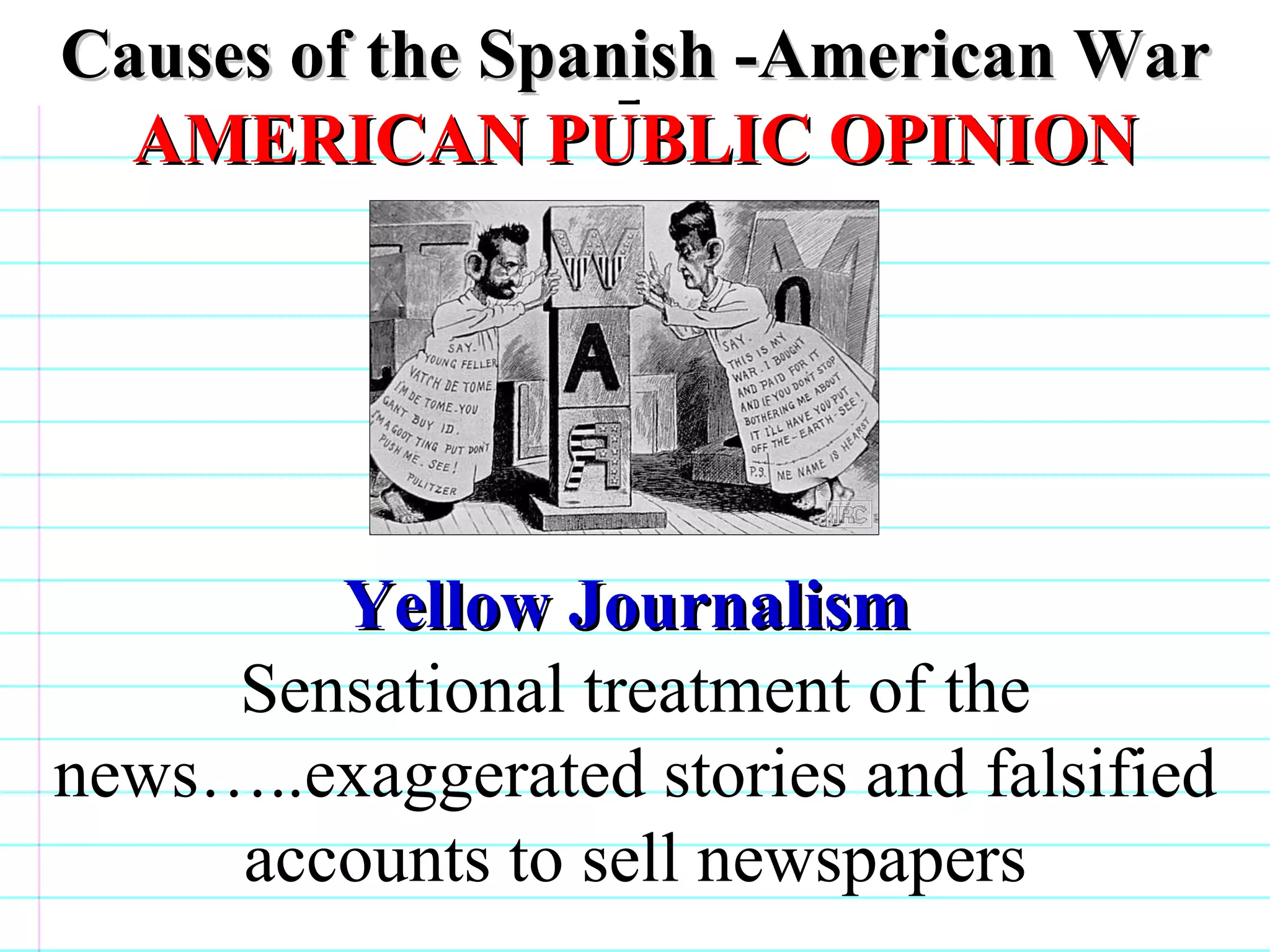 Spanish American War Notes | PPT