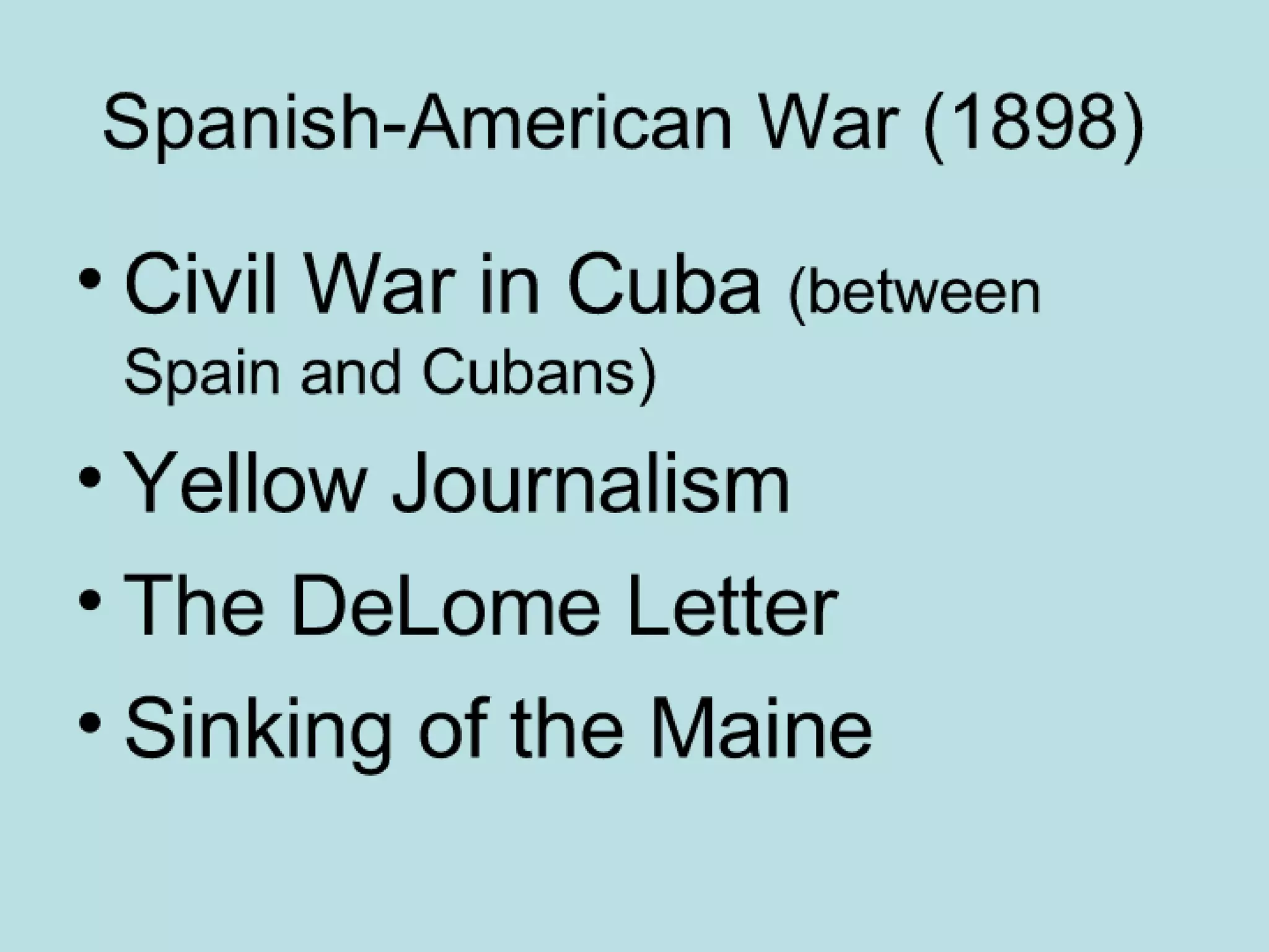 Spanish American War | PDF