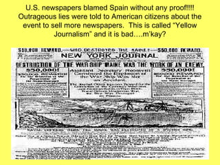 Spanish american war causes | PPT