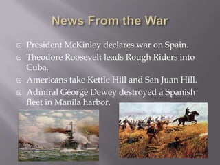 Spanish American War Mw | PPT