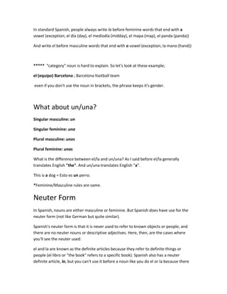 Spanish Lesson 1 | RTF