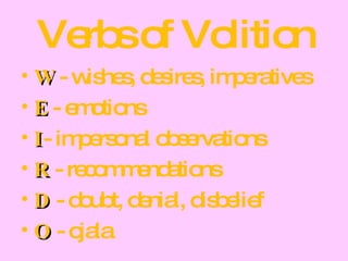 Spanish the subjunctive | PPT