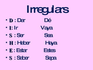 Spanish the subjunctive | PPT