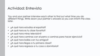 spanish slides for beginners BASIC LESSONS | PPTX