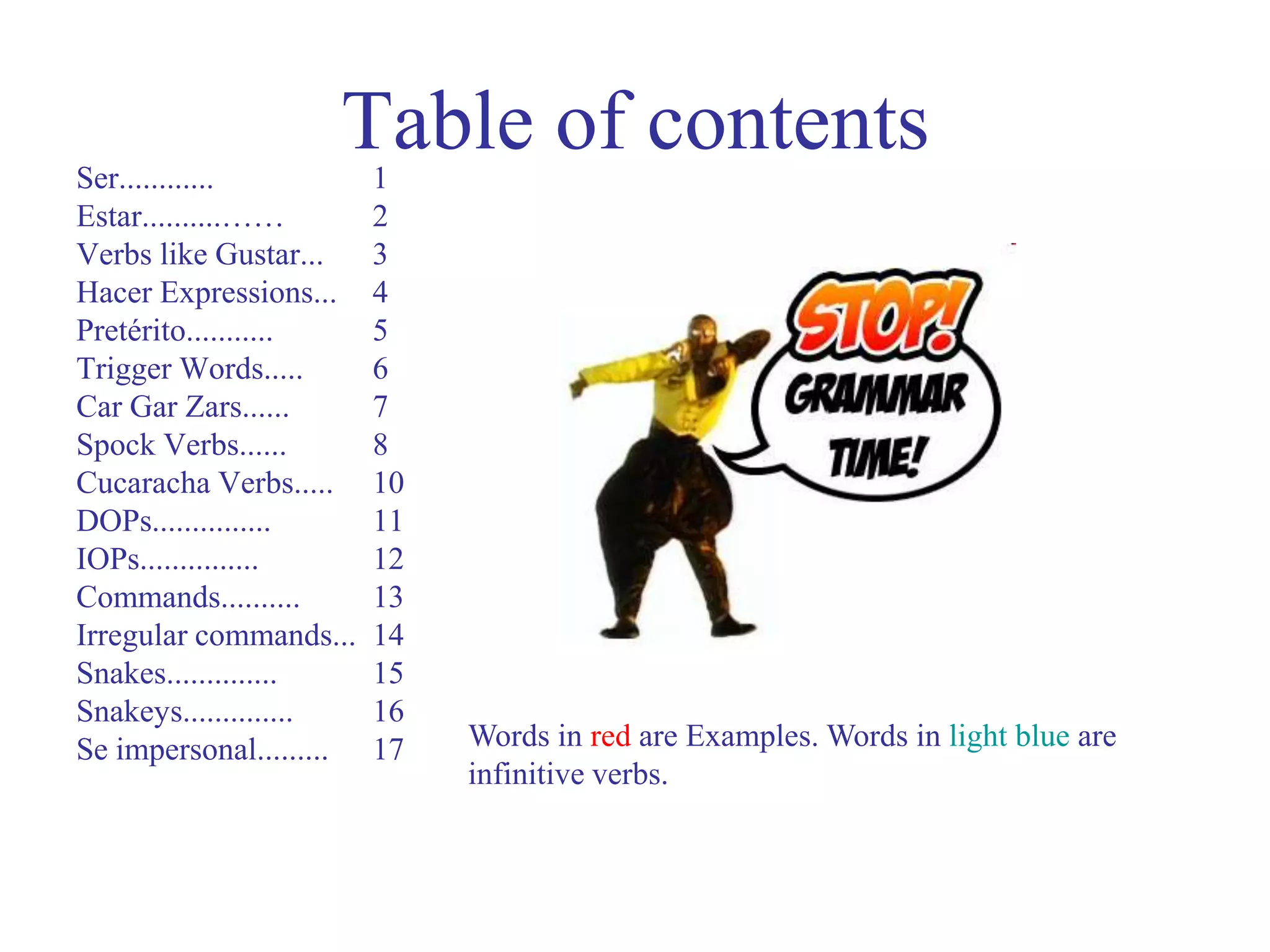 Carmin Spanish 2 Grammar Book | PPT