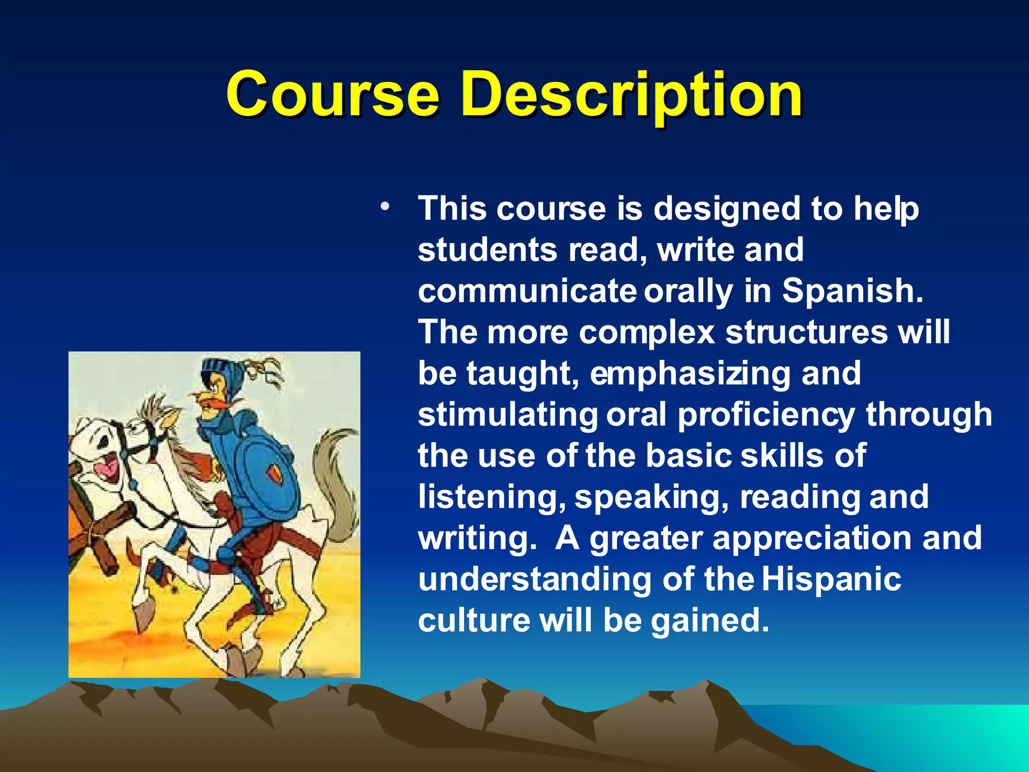 Spanish3 Syllabus Pwp | PPT