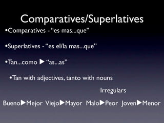 Sixto's Spanish 3 grammar book | PPT